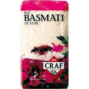 Riz BASMATI de luxe CRAF – cartfrance
