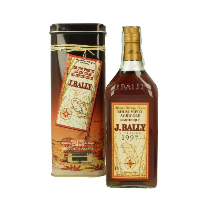 Rhum vieux Bally millésime 1997 – cartfrance